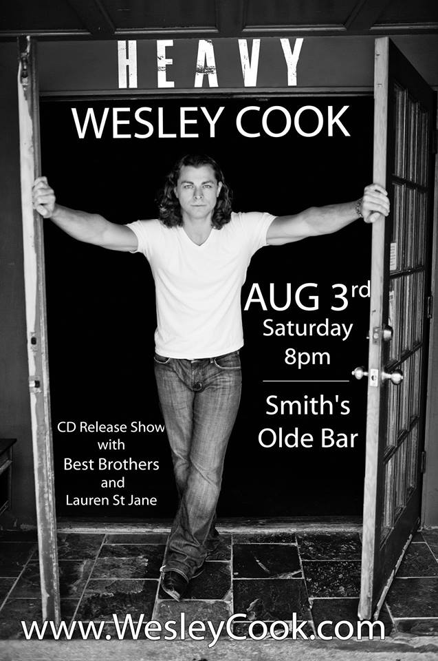 Album Review: Wesley Cook- "Heavy"- Drops August 3rd!